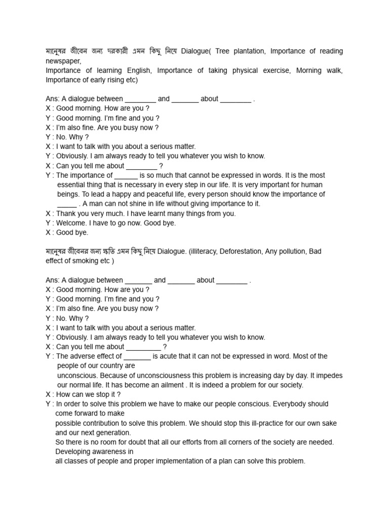 All Dialogue | PDF