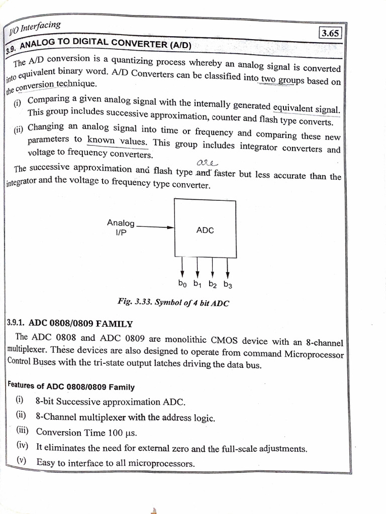 ADC and DAC Interfacing Overview | PDF | Analog To Digital Converter ...