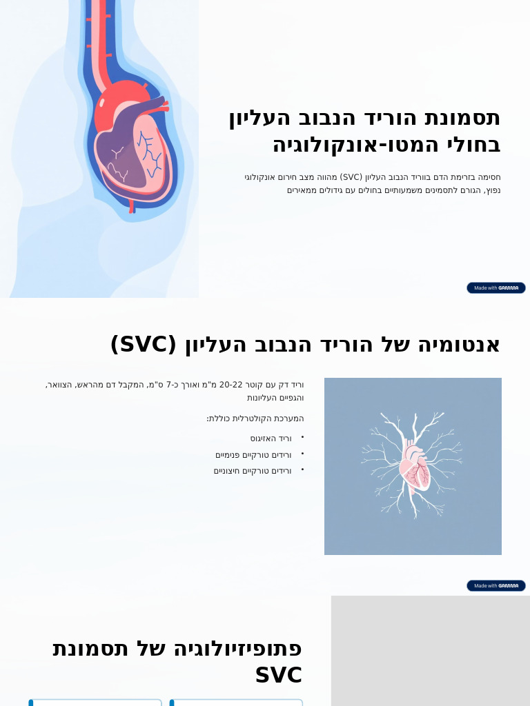 SVC Syndrome in Hematooncology | PDF