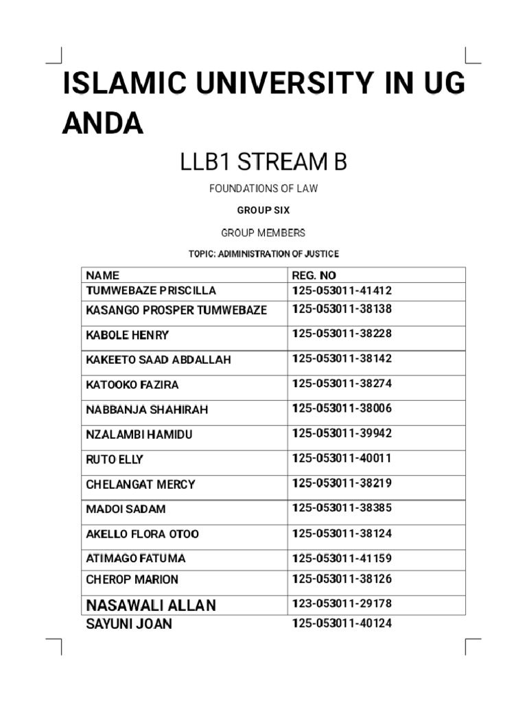 LLB 1 Course Work - Phoenix | PDF