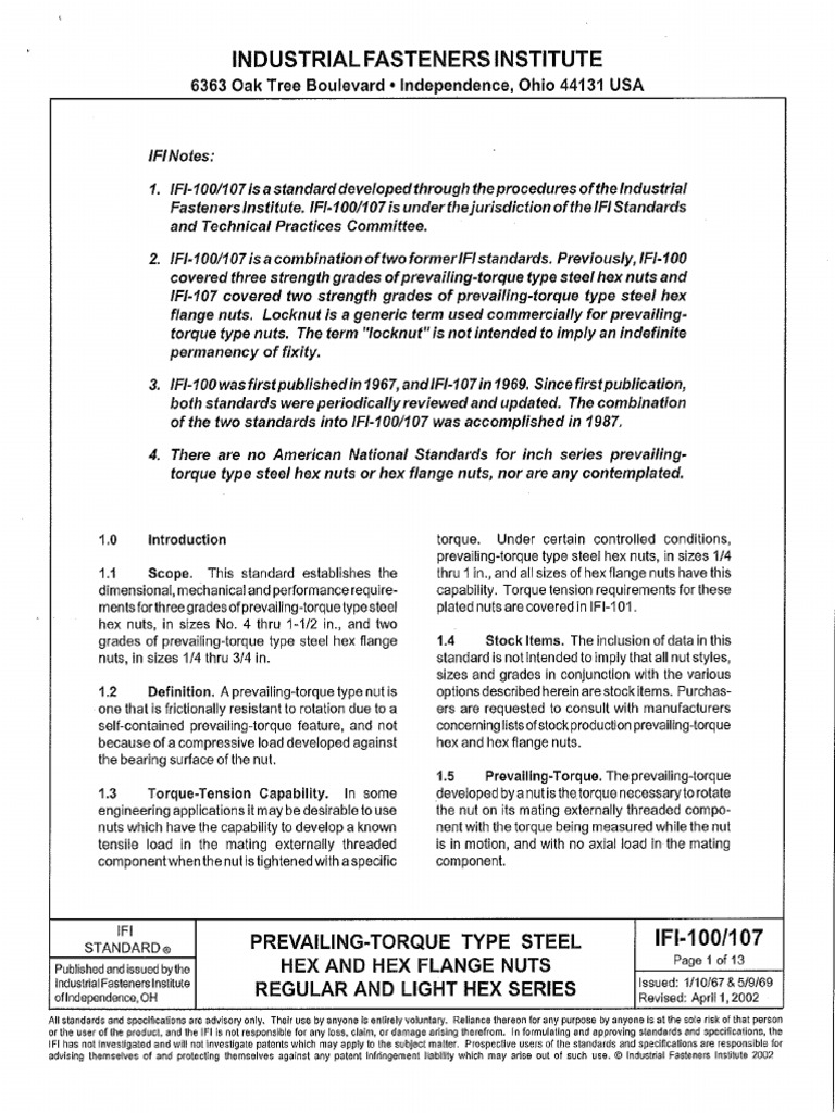 Ifi 100 - 107 | PDF