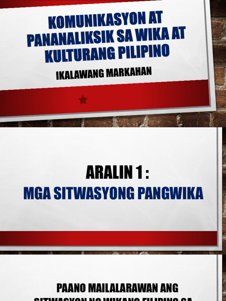KPWKP 2nd Quarter Lesson 1 | PDF