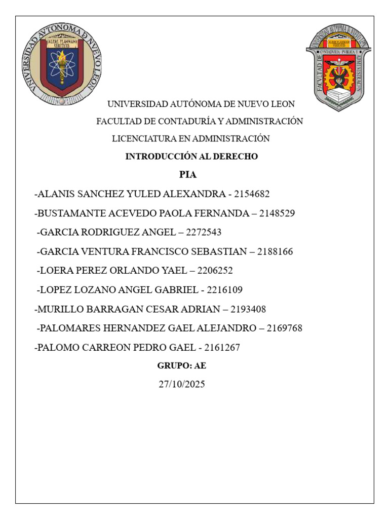 Pia Derecho 3 | PDF | Comité | Legislador