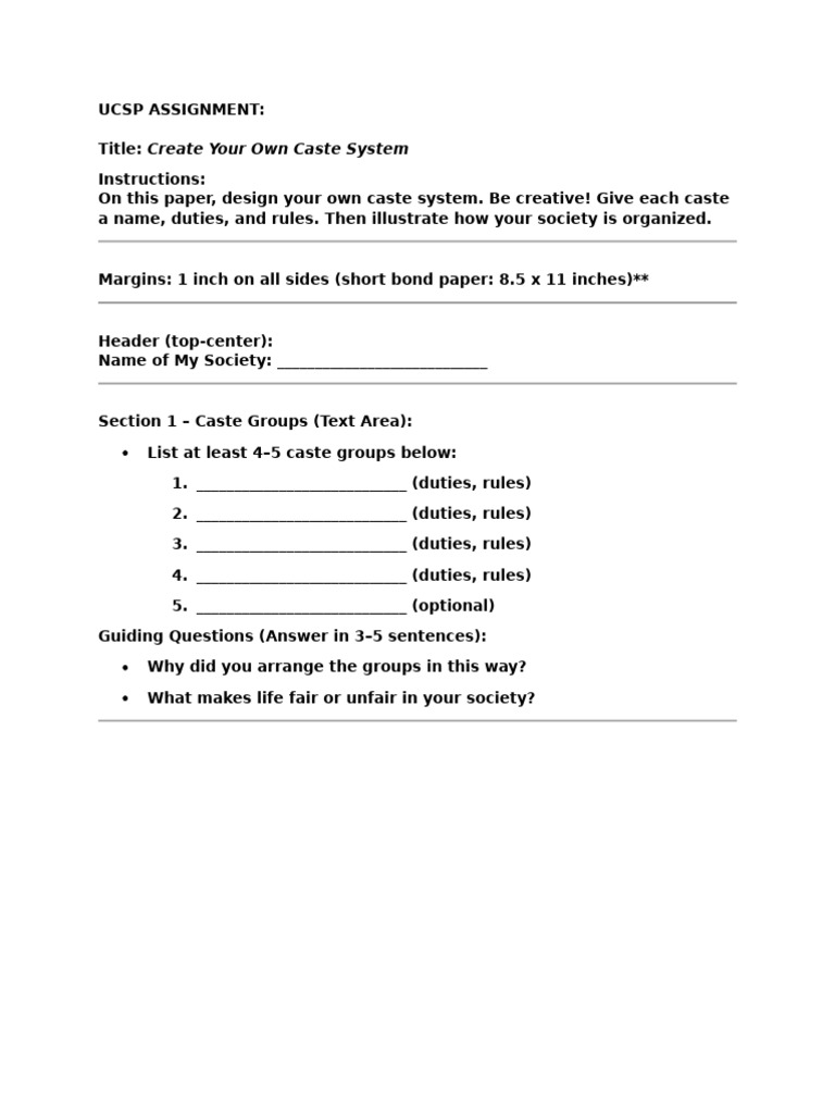 Ucsp Assignment | PDF