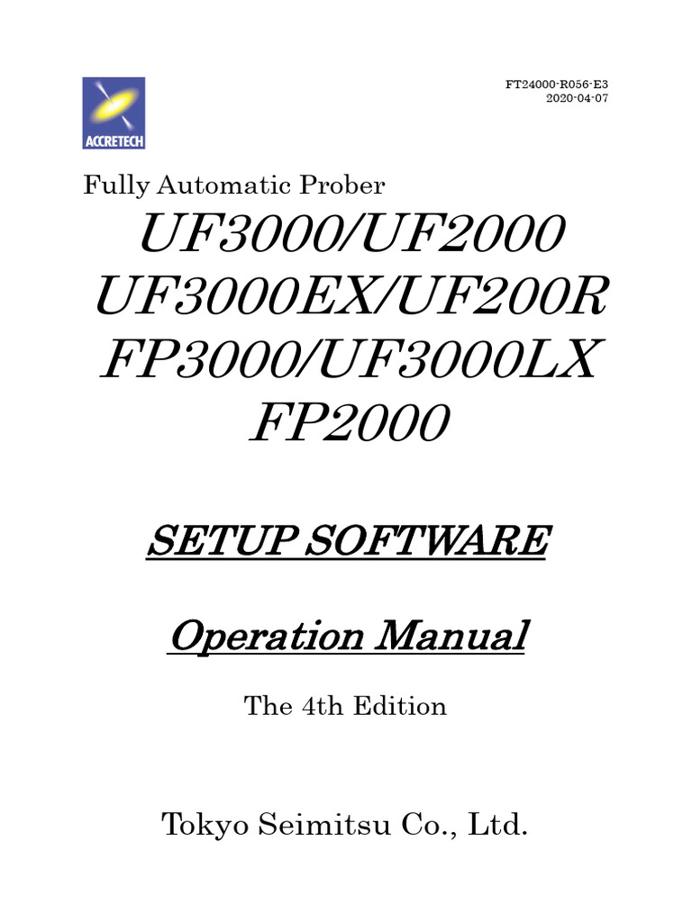 UF3000/UF2000 Setup Software Manual | PDF | Floppy Disk | Booting