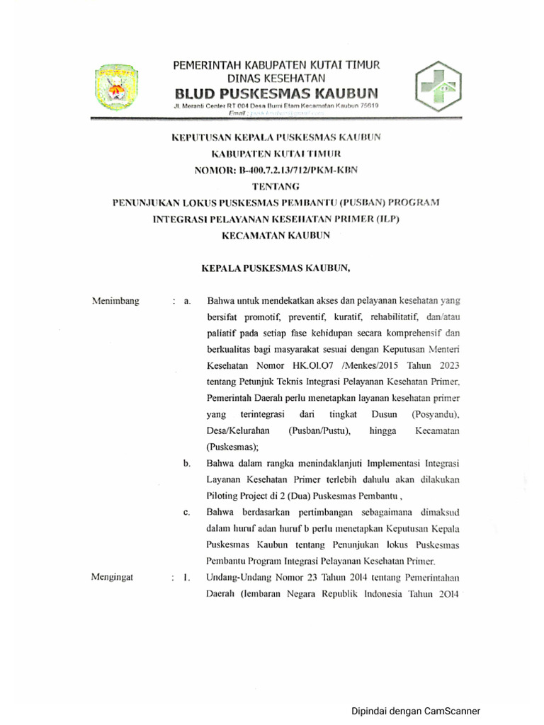 SK Ilp Bumi Jaya N Cipta Graha | PDF