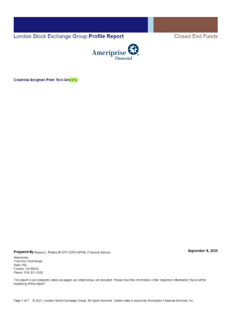 STK Cef Fact Sheet 9-2025-1 | PDF