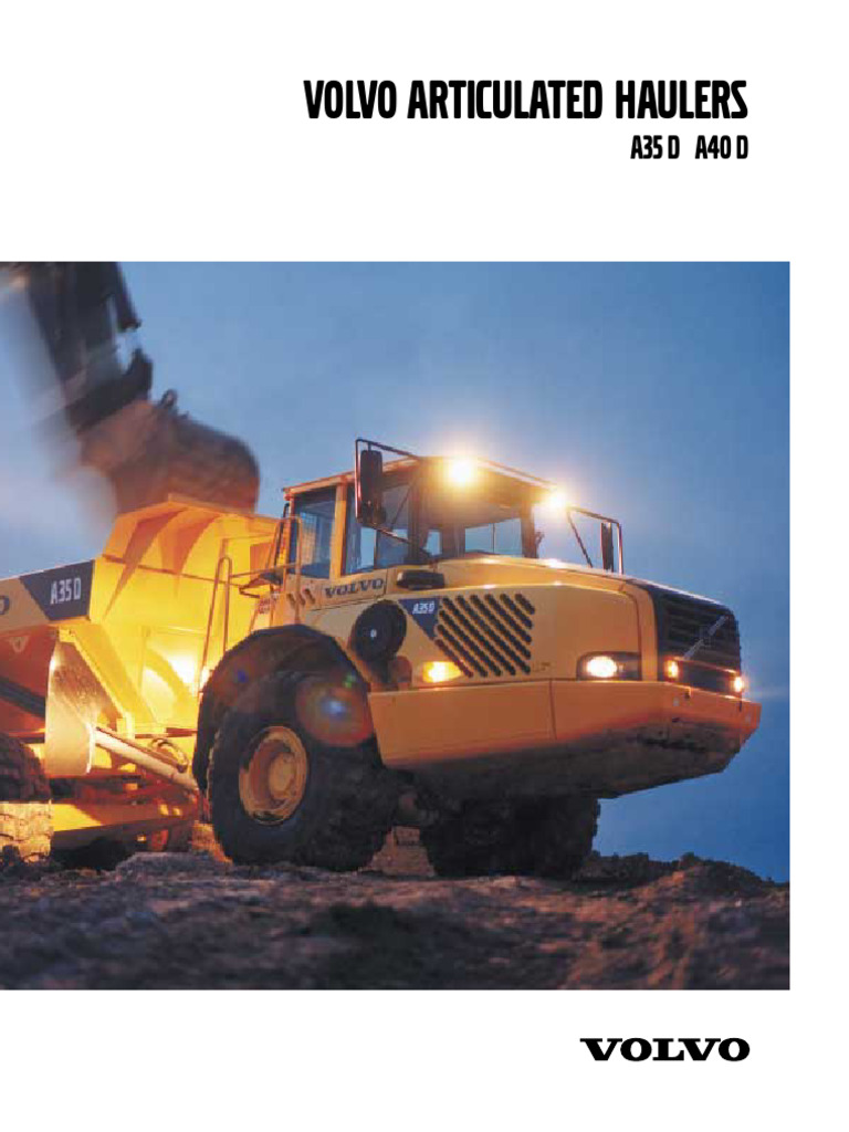 Volvo ADT V-A35d-A40d-2216694129-2000-11 | PDF | Steering | Truck