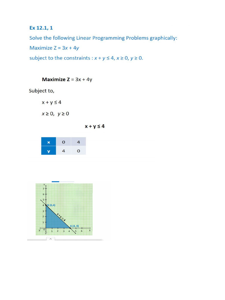 LPP Problem and Solution | PDF