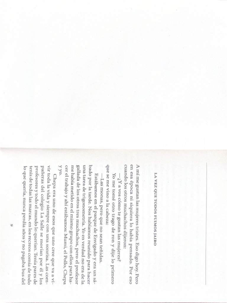La Vez Que Todos Fuimos Jairo | PDF