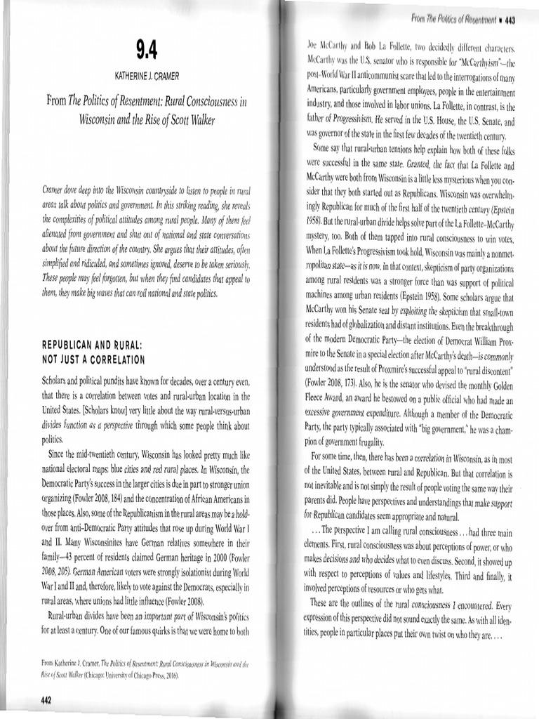 POSC 100 - Cramer | PDF