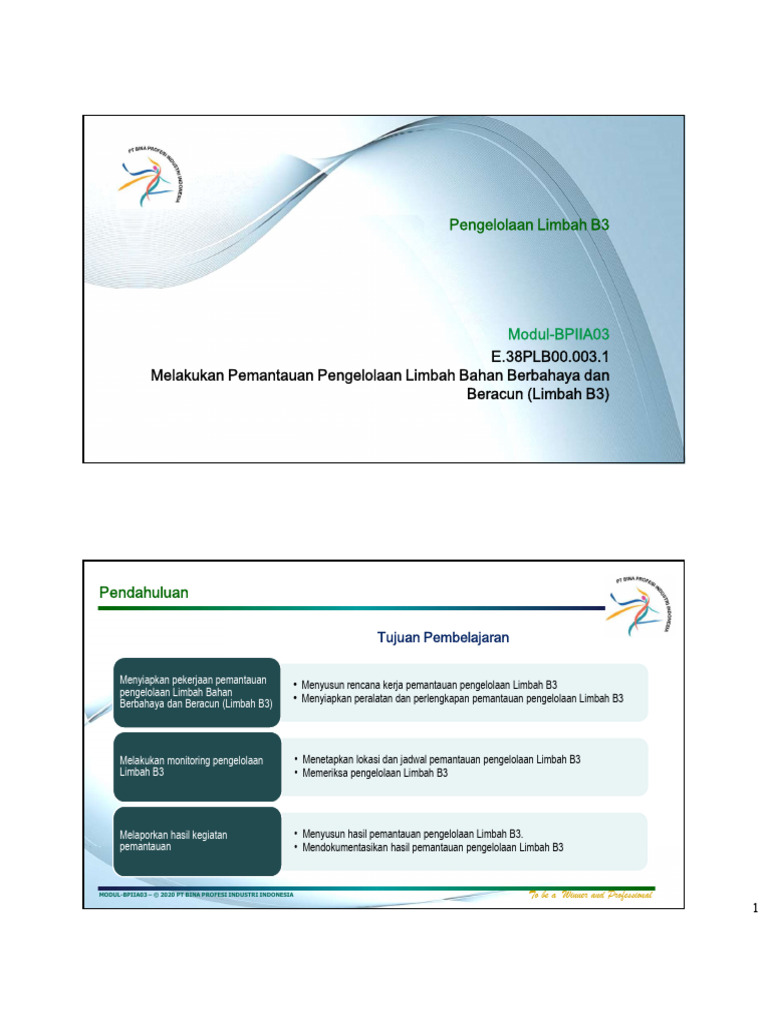 Modul-Bpiia03 Melakukan Pemantauan Plb3 (Sh2022) | PDF