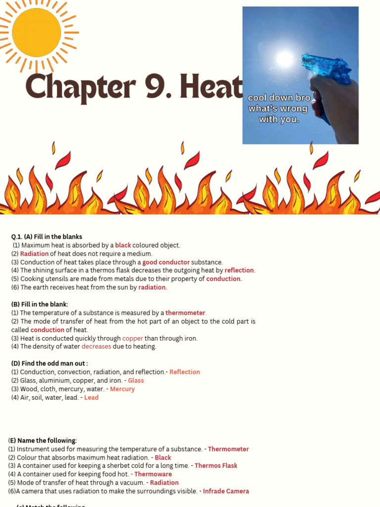 Heat and 10. Disaster Managemnet | PDF | Heat Transfer | Atmosphere Of ...