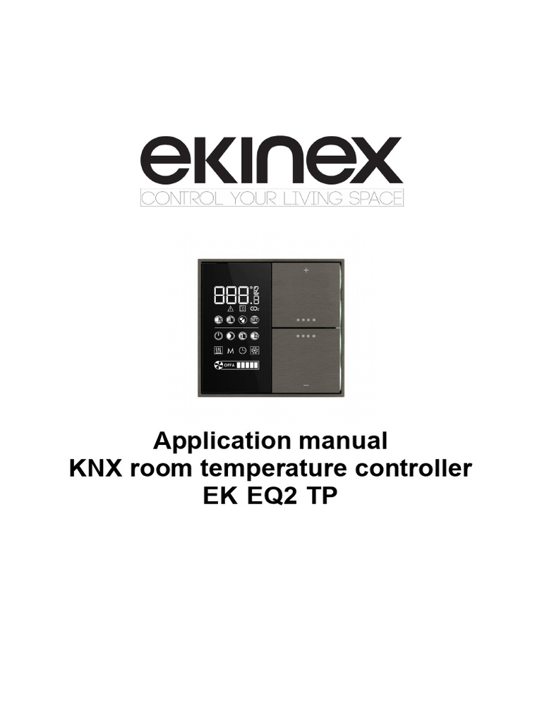 EK-EQ2-TP - Room Temperature Controller With Humidity - Application ...