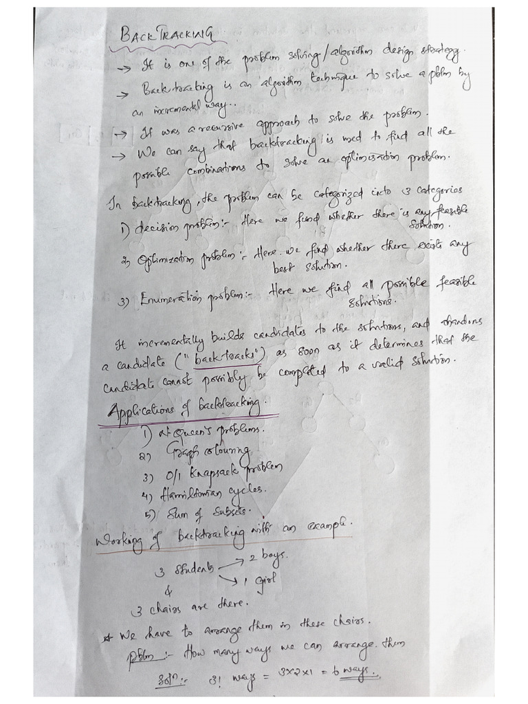 Backtracking, N Queens Problem | PDF