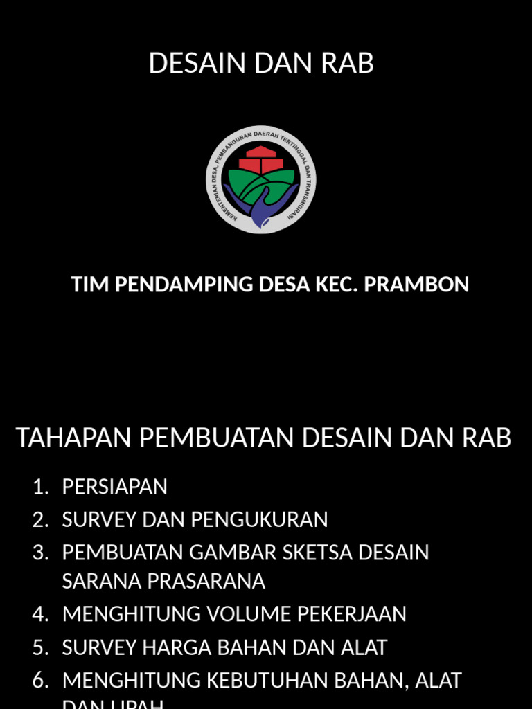 Pembuatan Desain Dan RAB | PDF