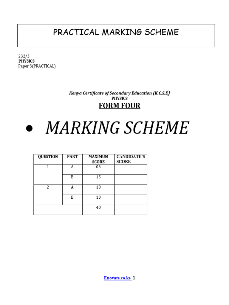 Phy f4 Pp3 Practical Ms Kisii Mock | PDF | Resistor | Electricity