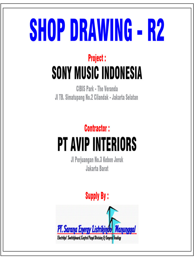 Shop Drawing Sony Music R2-01-Sign | PDF