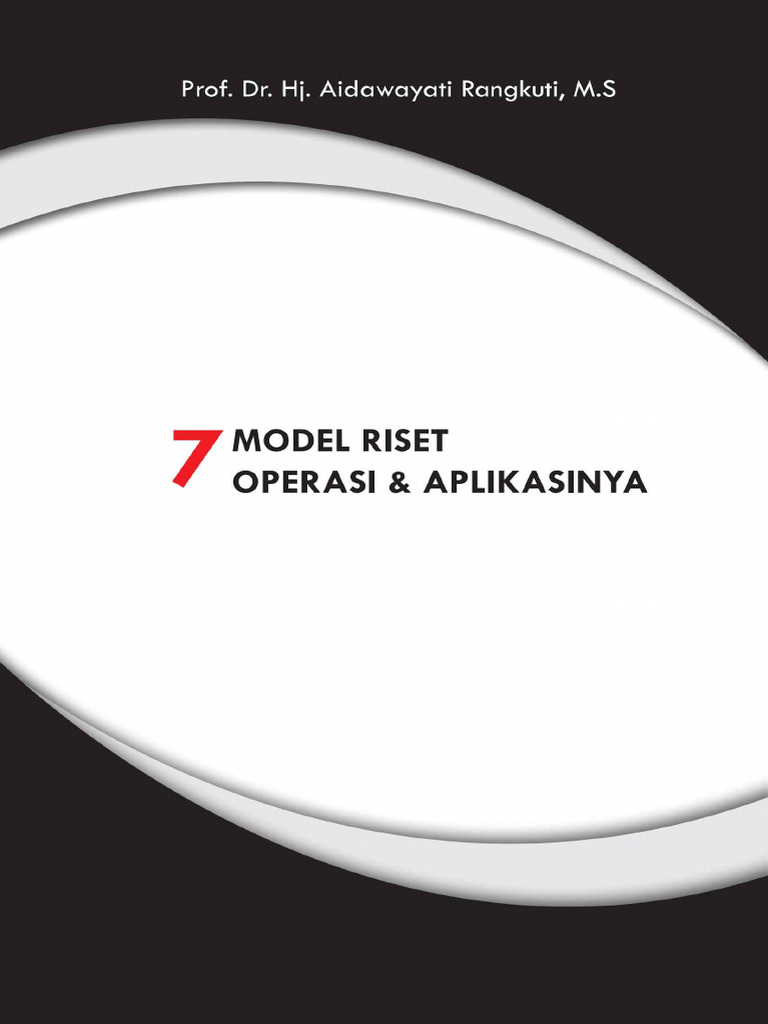 7 Model Riset Operasi Aplikasinya PDF | PDF