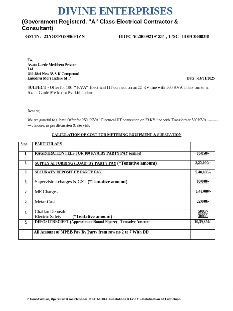 Anant Garde 180 Kva 4pole Structure | PDF | Transformer | Electricity
