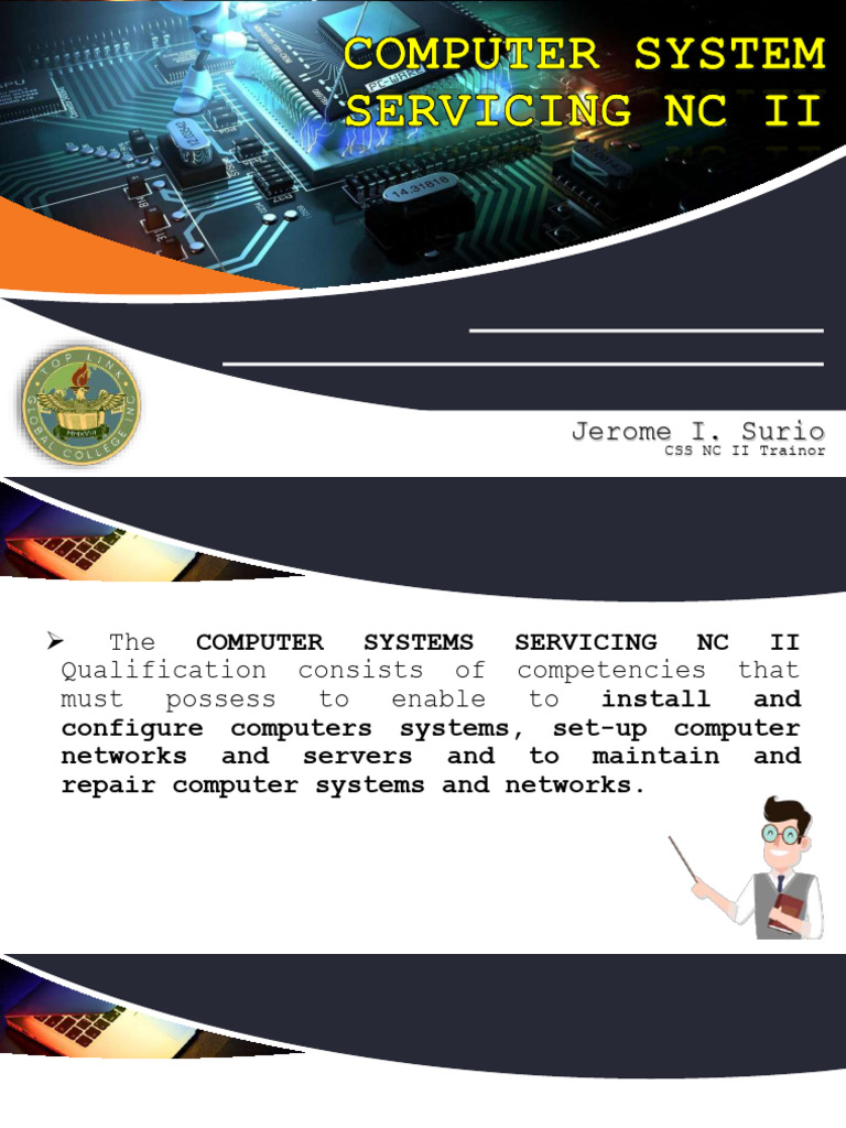 Introduction To Computer Systems Servicing NC II | PDF | Computer Network | Network Switch