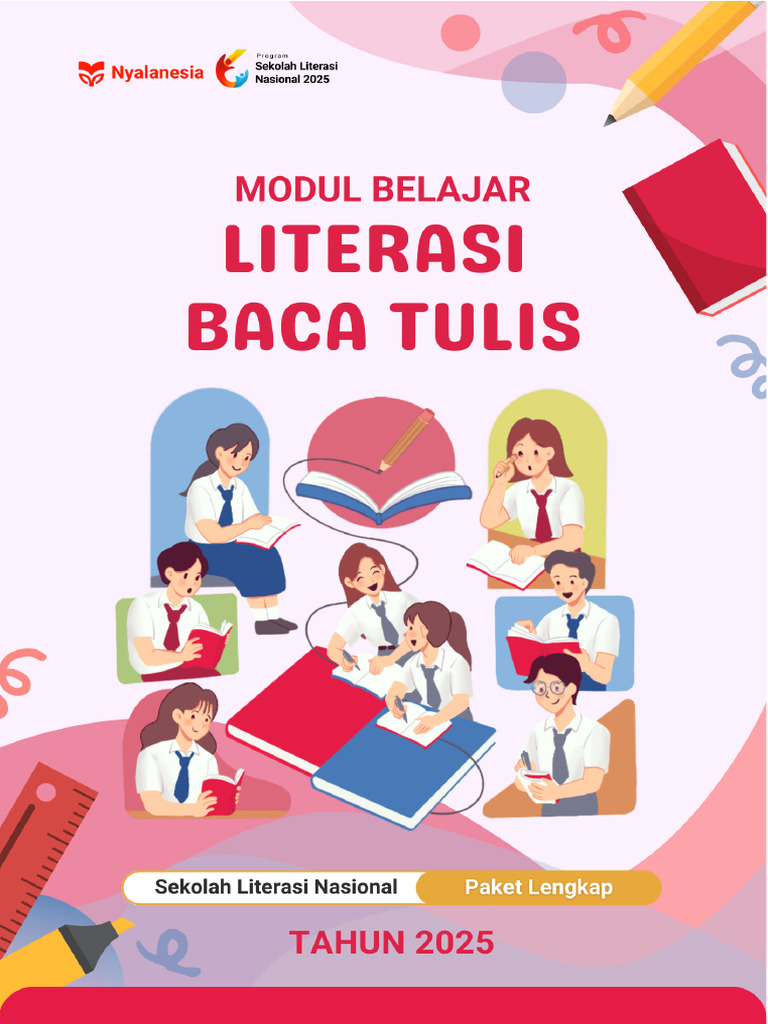 Modul Literasi Baca Tulis - Paket Lengkap - GEL. 3 2025 | PDF