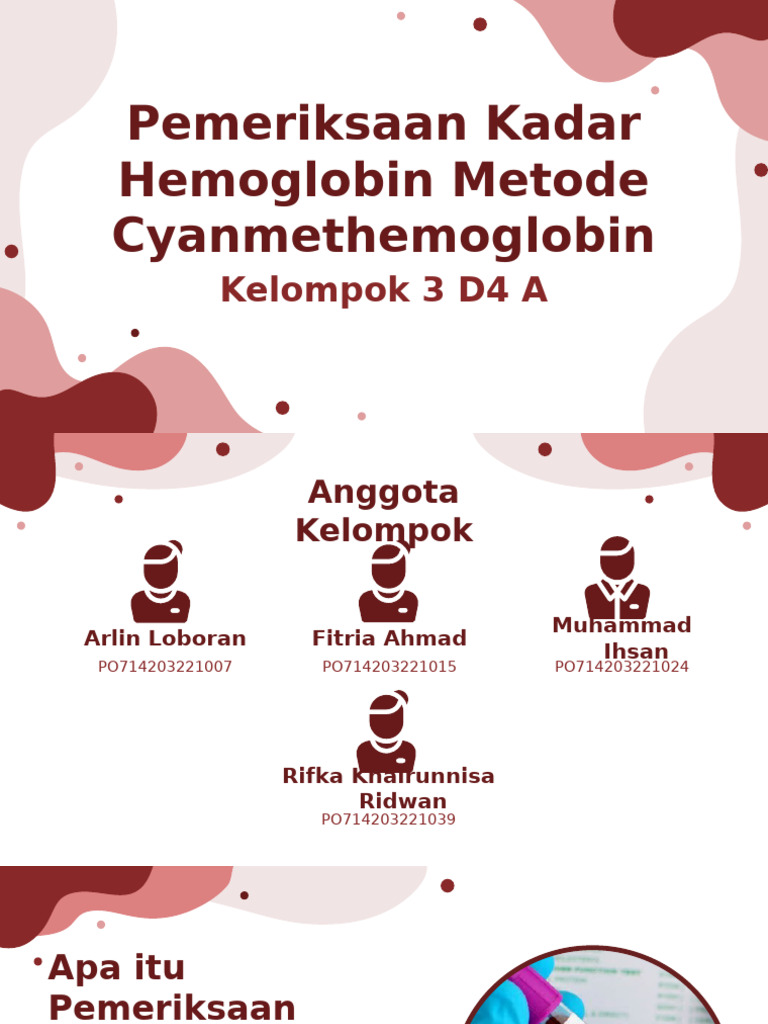 Kelompok 3 D4A Metode Cyanmethemoglobin | PDF