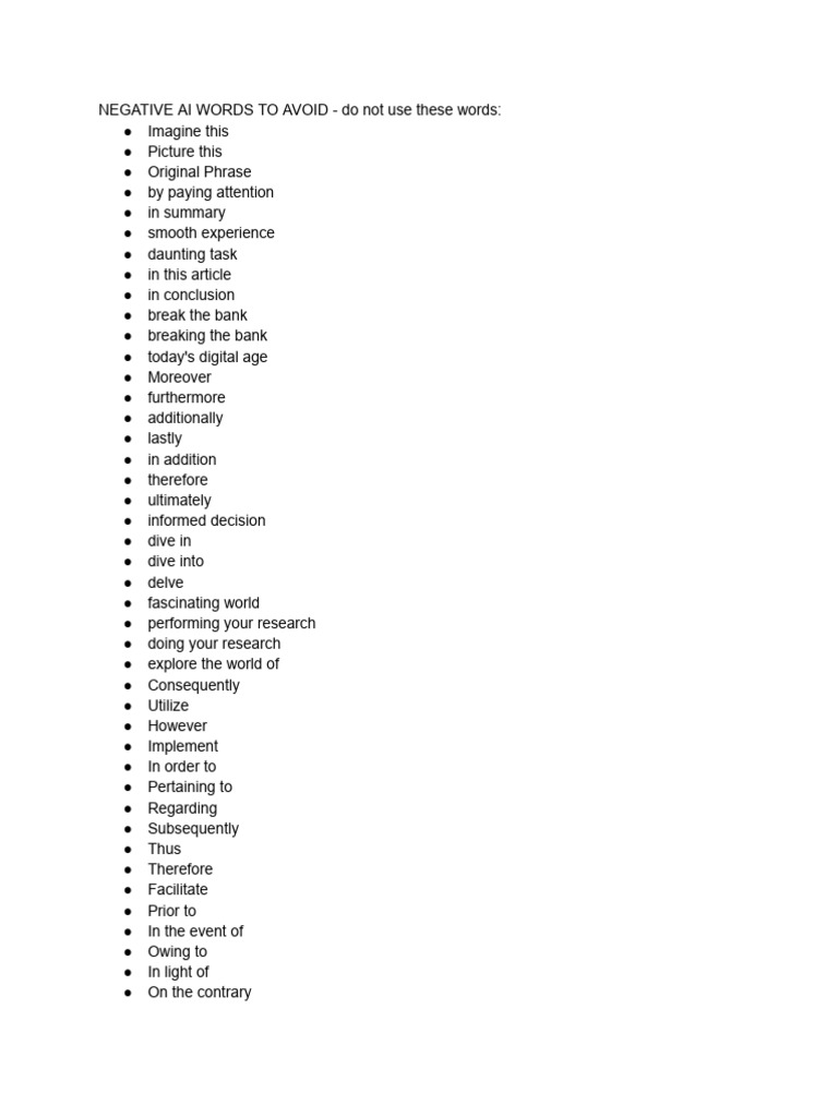 Banned Words | PDF