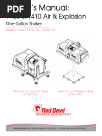 Red Devil 1400 & 1410 Shaker Manual | PDF | Electrical Connector ...