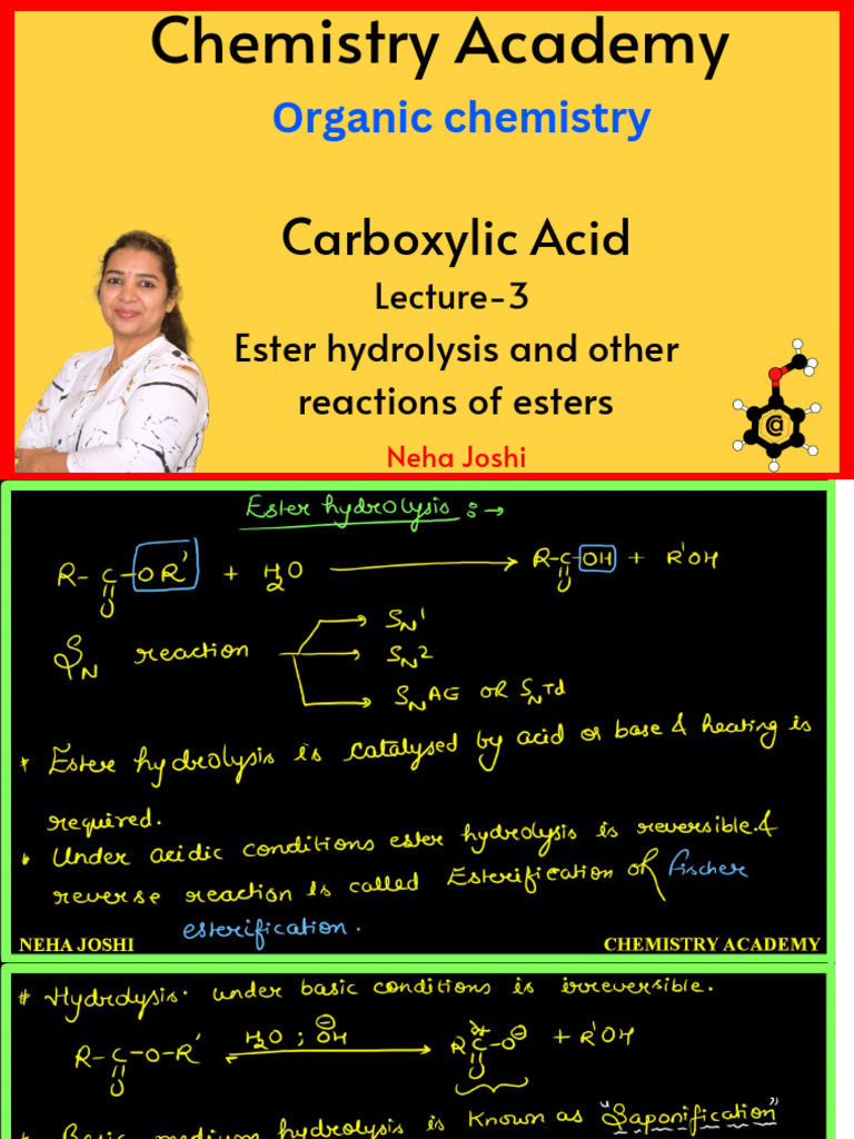 841 3 Carboxylic Acids Ester Hydrolysis @genetry | PDF