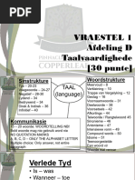 Afrikaans Grade 7 Ontkenning Vorm | PDF