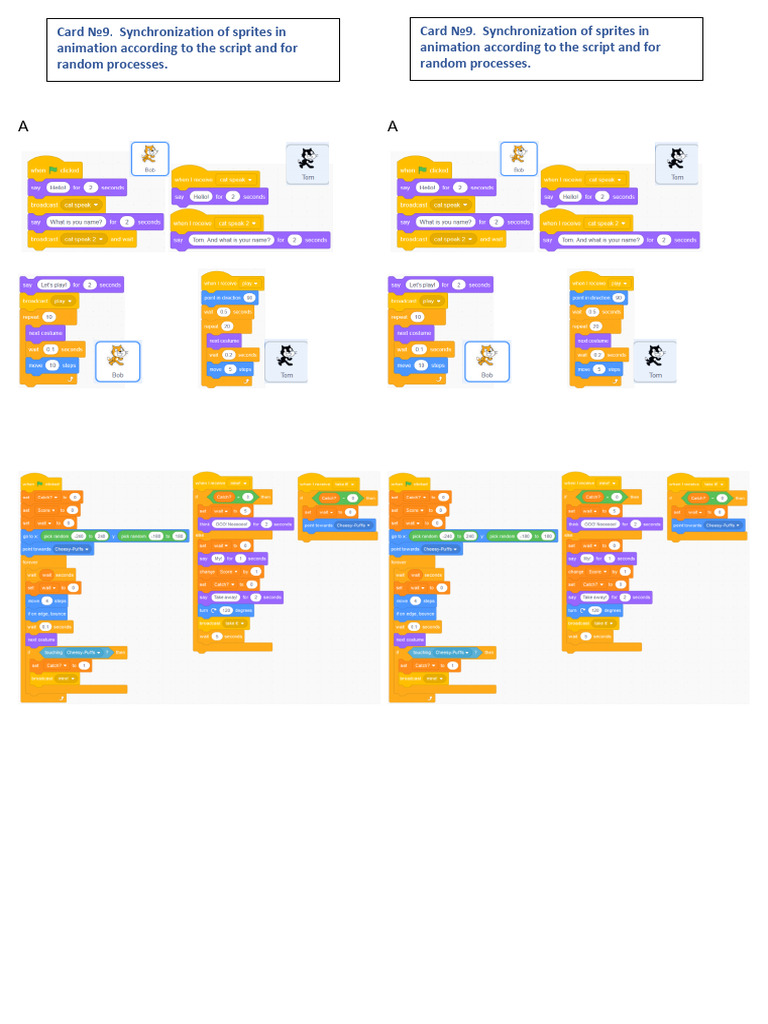 9 Synchronization of Sprites | PDF