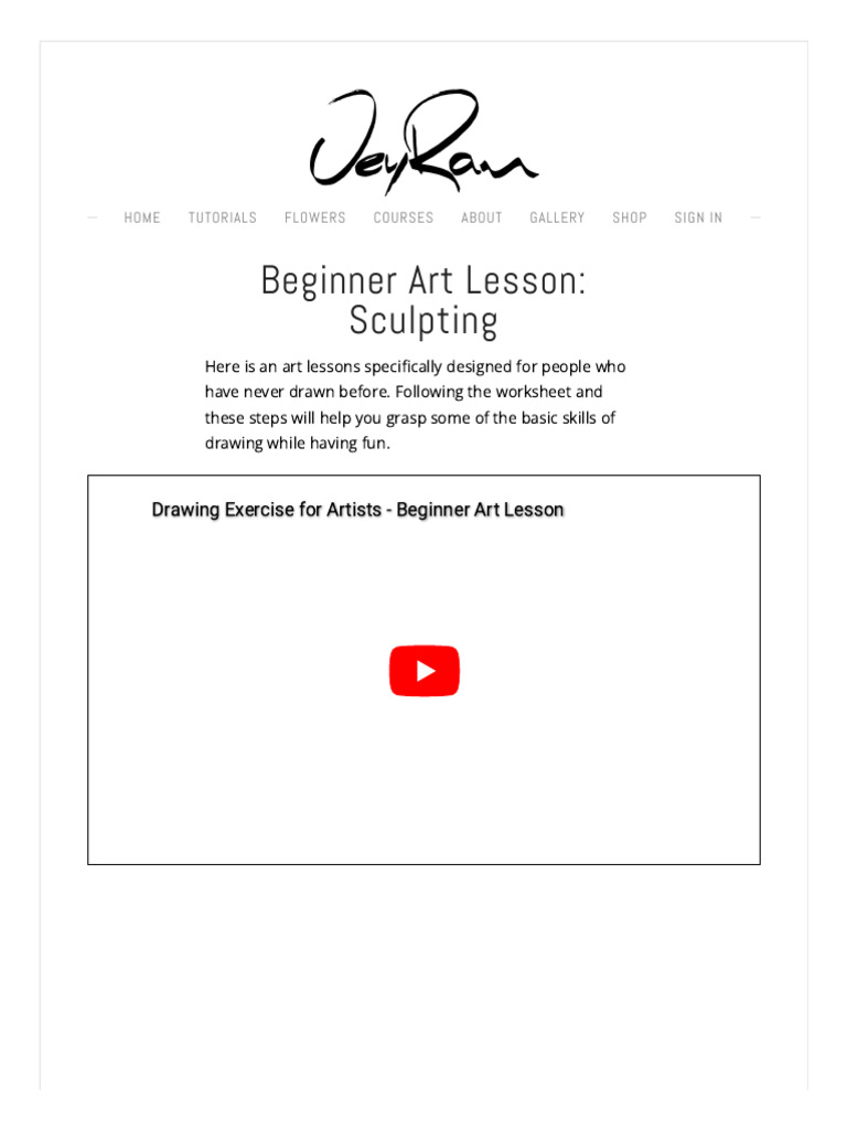 Easy Drawing Tutorials For Beginners - JeyRam Drawing Tutorials | PDF