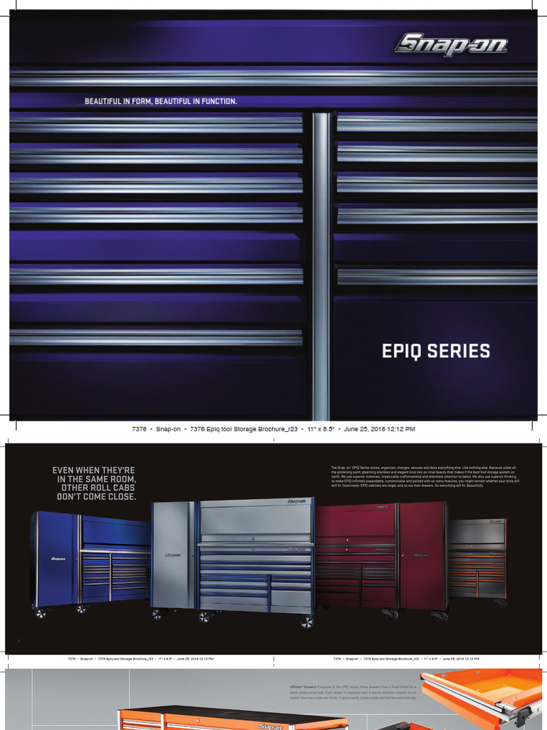 Snap-on EPIQ Tool Storage Overview | PDF
