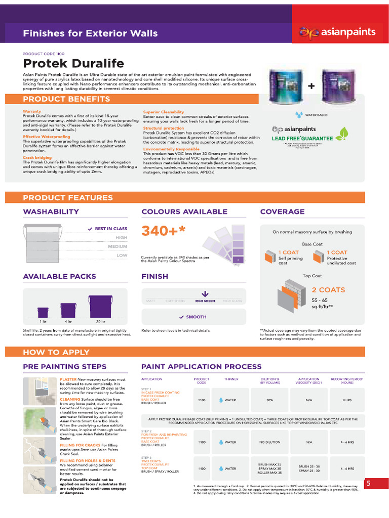 Duralife Usage | PDF