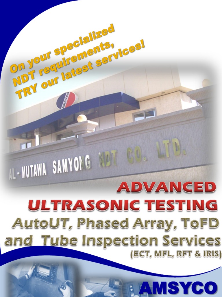 SED - AUT Brochure Advanced NDT | PDF | Nondestructive Testing | Pipe ...