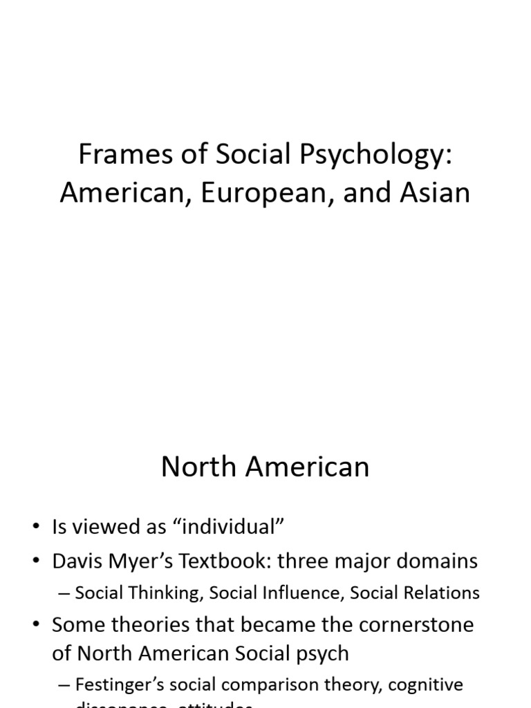 3 Frames of Social Psychology PDF | PDF