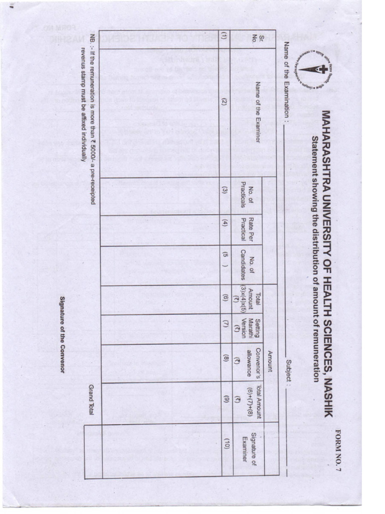Remunaration Form 07edit | PDF