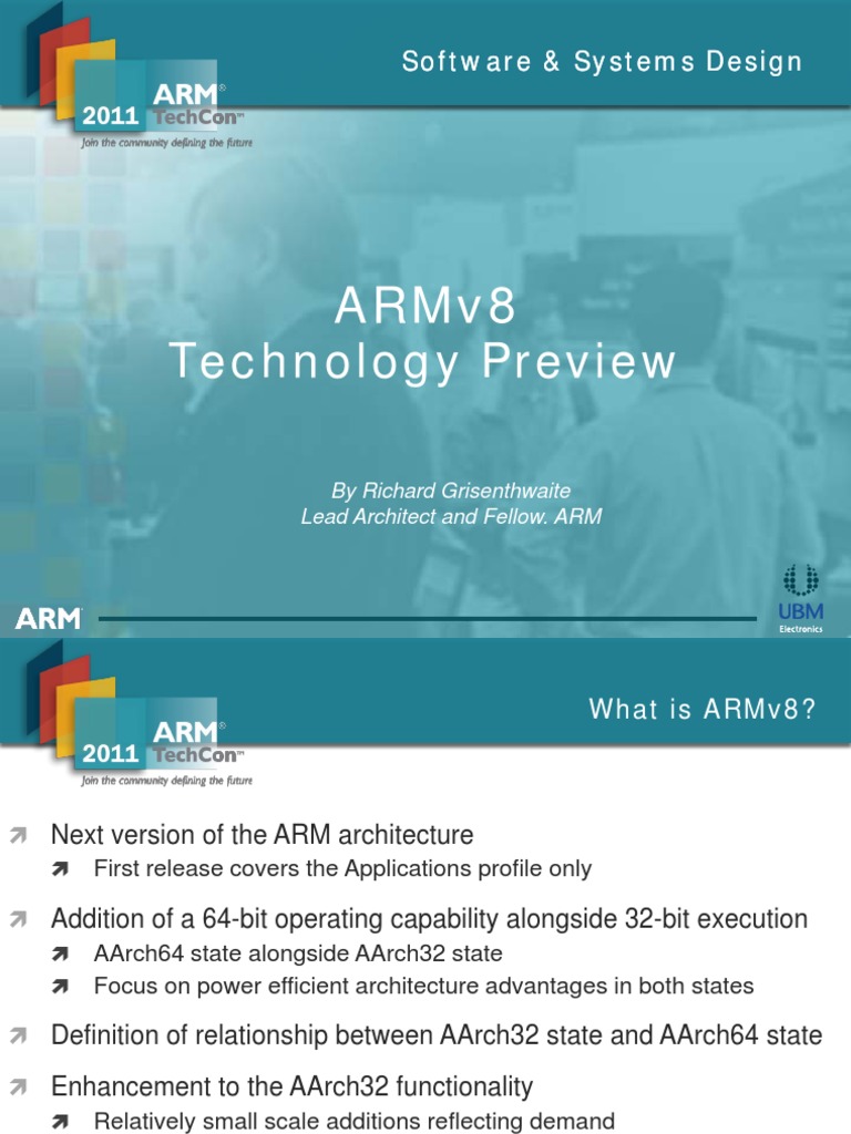 ARMv8 Architecture | PDF | Arm Architecture | 64 Bit Computing