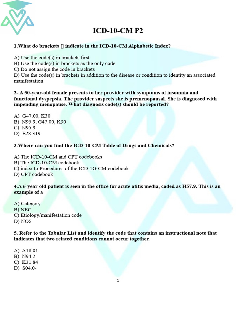 ICD-10-CM Coding Guidelines Explained | PDF | Coronary Artery Disease ...