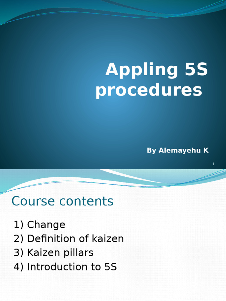 5S and Kaizen: Change Management Guide | PDF | Business