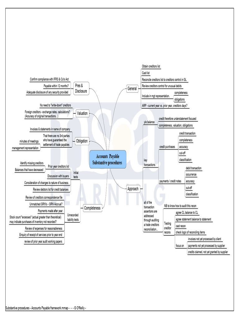 Accounts Payable Audit Procedures | PDF | Accounts Payable | Debits And ...