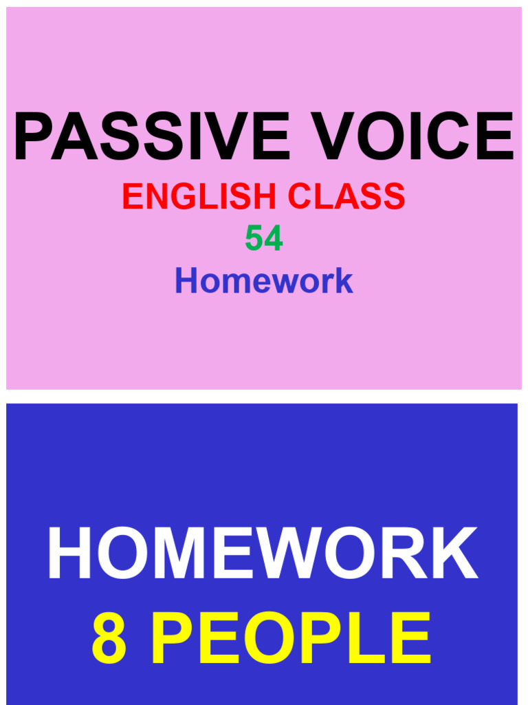 Class 54 Passive Voice 2 Anos GD 3 Bim 2025 | PDF | Cocoa Bean | Chocolate