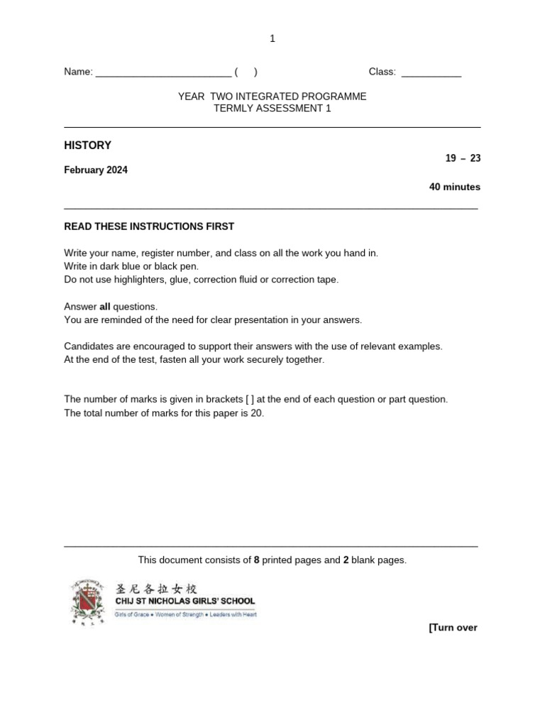 History Assessment: Japanese Occupation | PDF