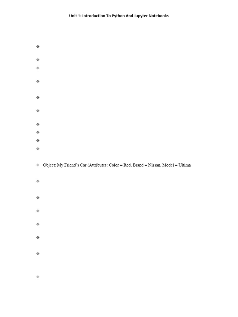 CH 1 - Introduction To Python and Jupyter Notebooks | PDF | Object Oriented Programming | Python ...