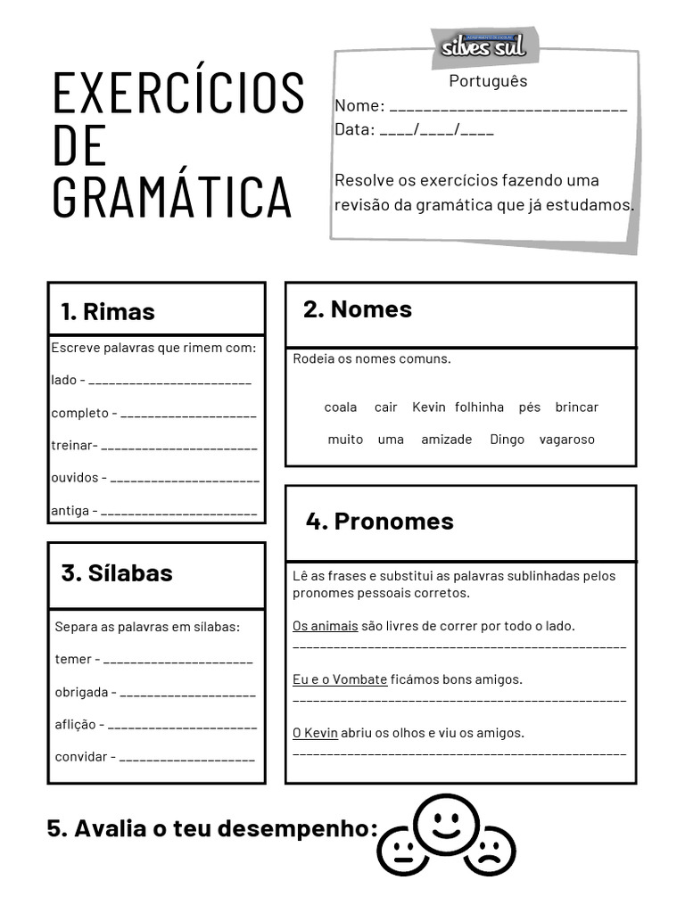 Gramática Exerci | PDF