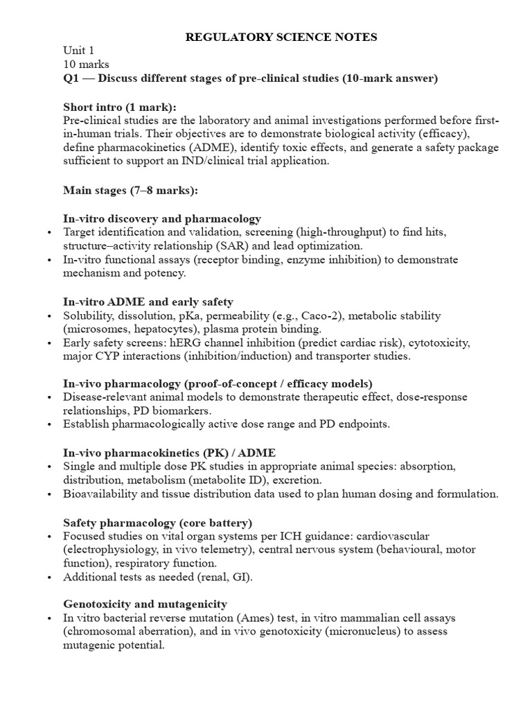 Pre-Clinical Study Stages in Drug Development | PDF | Phases Of ...