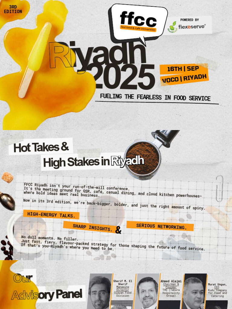 FFCC Riyadh 2025 Brochure | PDF | Fast Food Restaurants | Foodservice