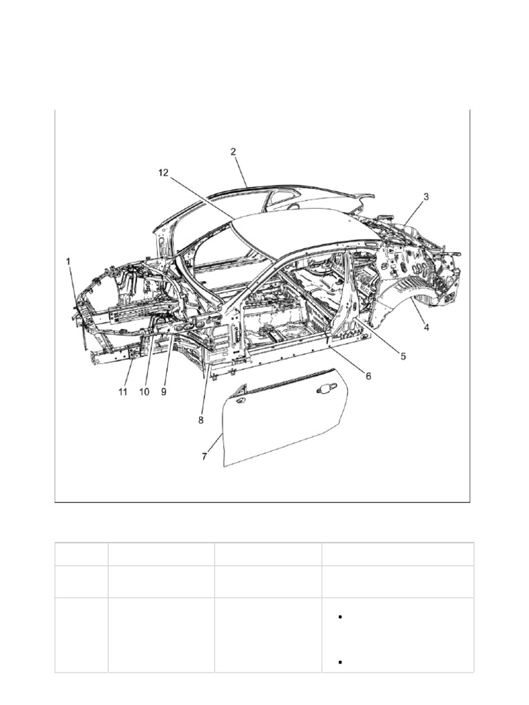 VISUAL IDENTIFICATION STRUCTURE IDENTIFICATION Camaro 2016 | PDF ...