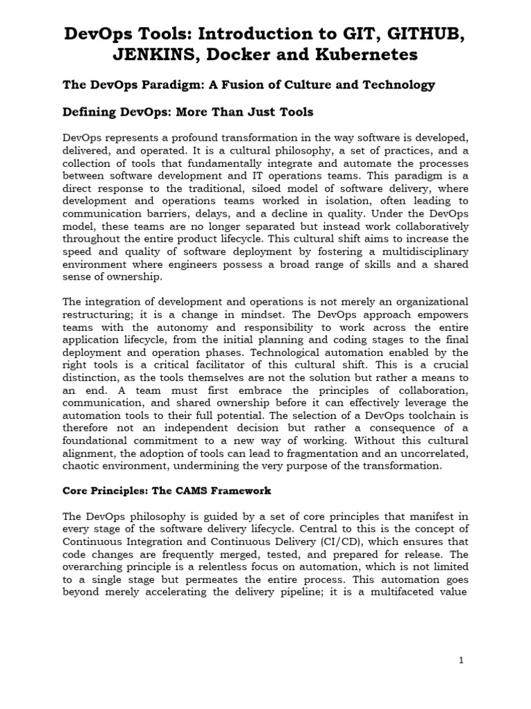DevOps-Tool Study Chapter Unit 3 | PDF | Computer Engineering | Computing